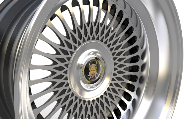 SEVENK FORGED KADI Wheel 3D Model in Parts of auto 3DExport