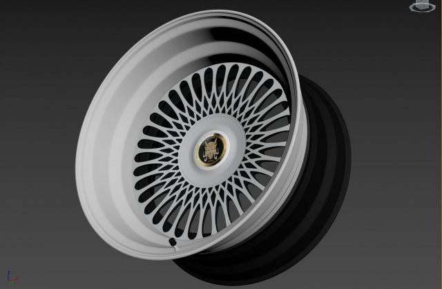 SEVENK FORGED KADI Wheel 3D Model in Parts of auto 3DExport