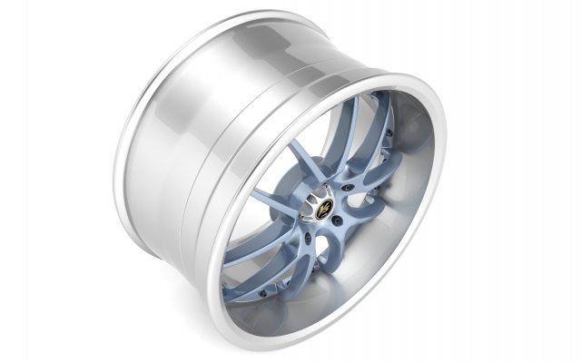 WORK VS-SS Wheel 3D Model in Parts of auto 3DExport
