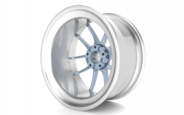 WORK VS-SS Wheel 3D Model in Parts of auto 3DExport