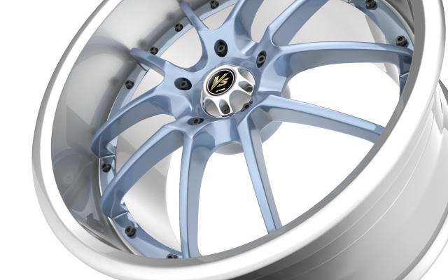 WORK VS-SS Wheel 3D Model in Parts of auto 3DExport