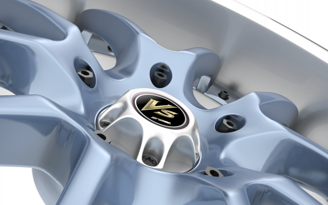 WORK VS-SS Wheel 3D Model in Parts of auto 3DExport