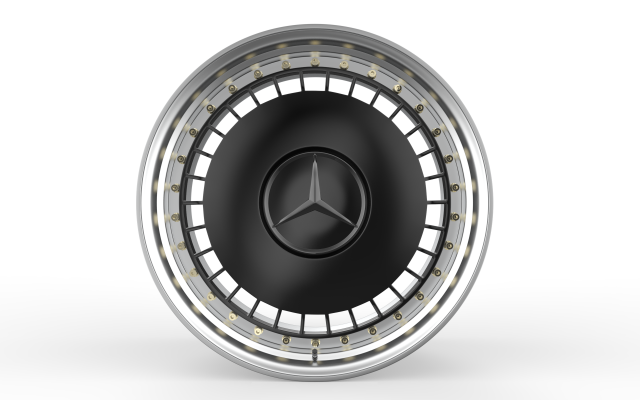 Mercedes-Benz Old custom wheel 3D Model in Parts of auto 3DExport