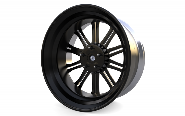 Work Varianza SC1 wheel 3D Model in Parts of auto 3DExport