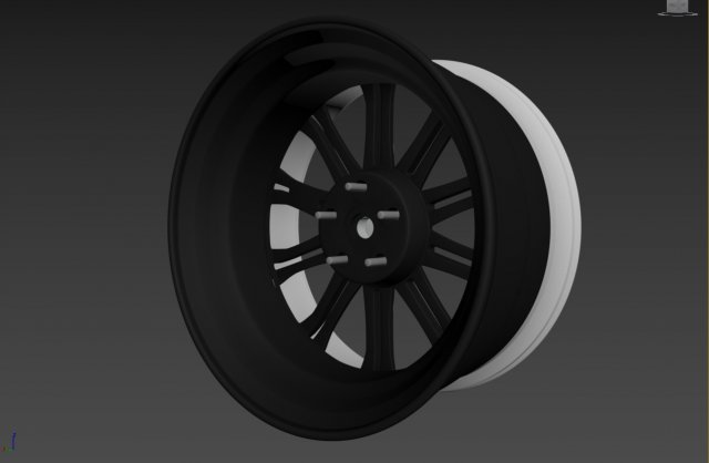 Work Varianza SC1 wheel 3D Model in Parts of auto 3DExport