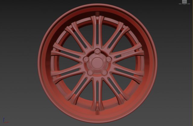 Work Varianza SC1 wheel 3D Model in Parts of auto 3DExport