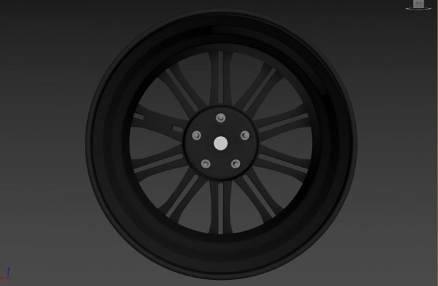 Work Varianza SC1 wheel 3D Model in Parts of auto 3DExport