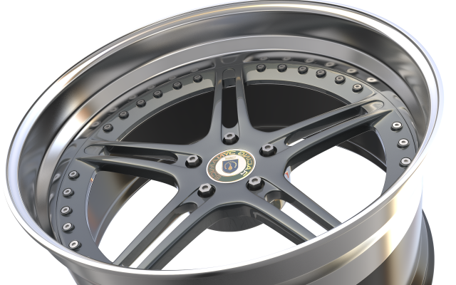 Racing Dynamics RS2 custom wheel 3D Model in Parts of auto 3DExport