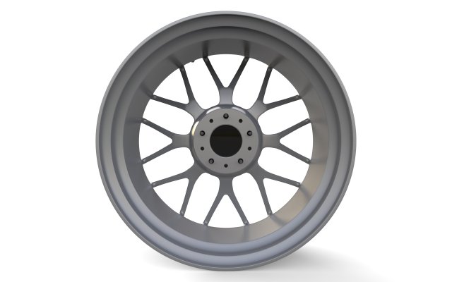 BBS RC wheel 3D Model in Parts of auto 3DExport