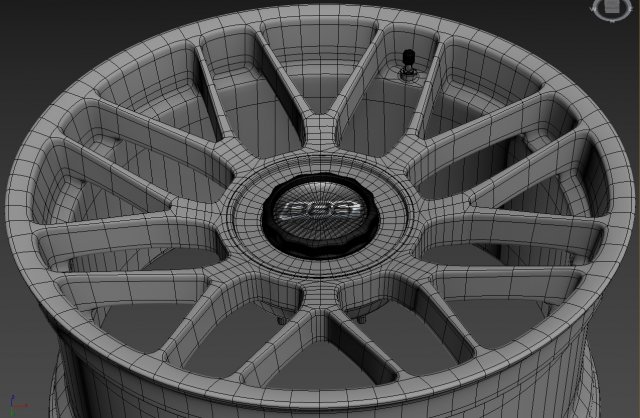 BBS RC wheel 3D Model in Parts of auto 3DExport