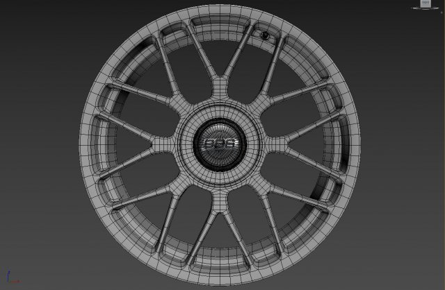 BBS RC wheel 3D Model in Parts of auto 3DExport