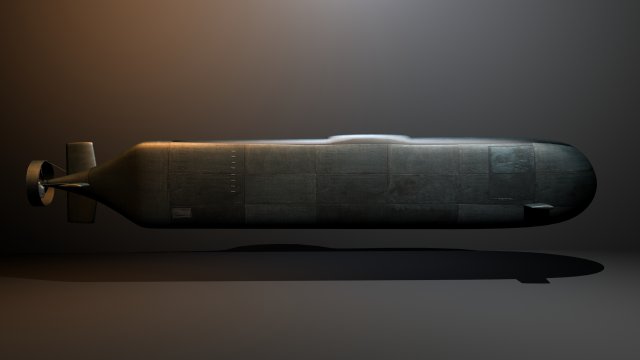 military mini sub 3D Model in Submarine 3DExport