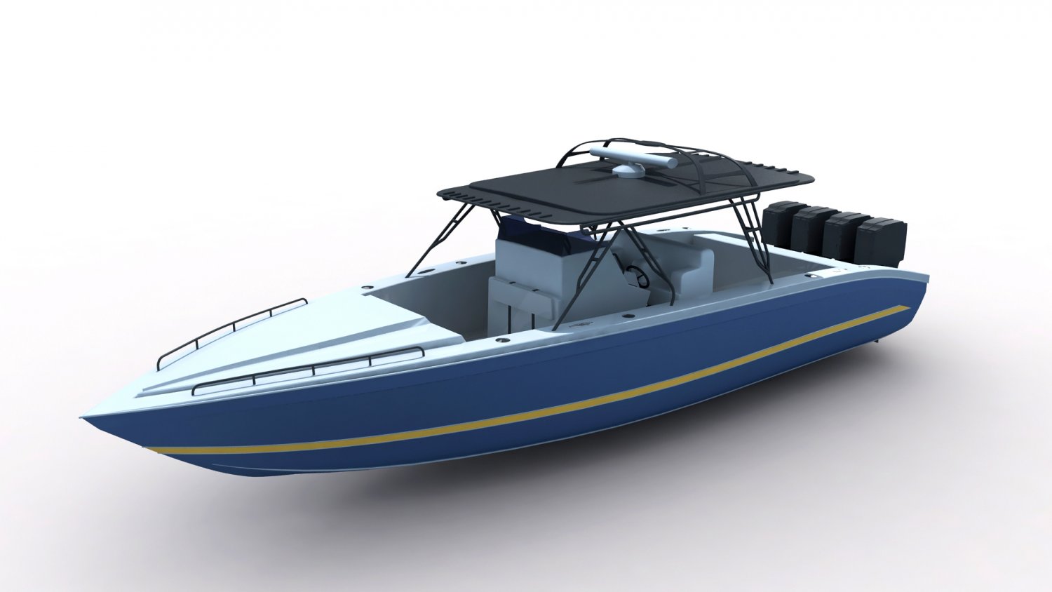 midnight express powerboat 3D Models in Speed Boats 3DExport