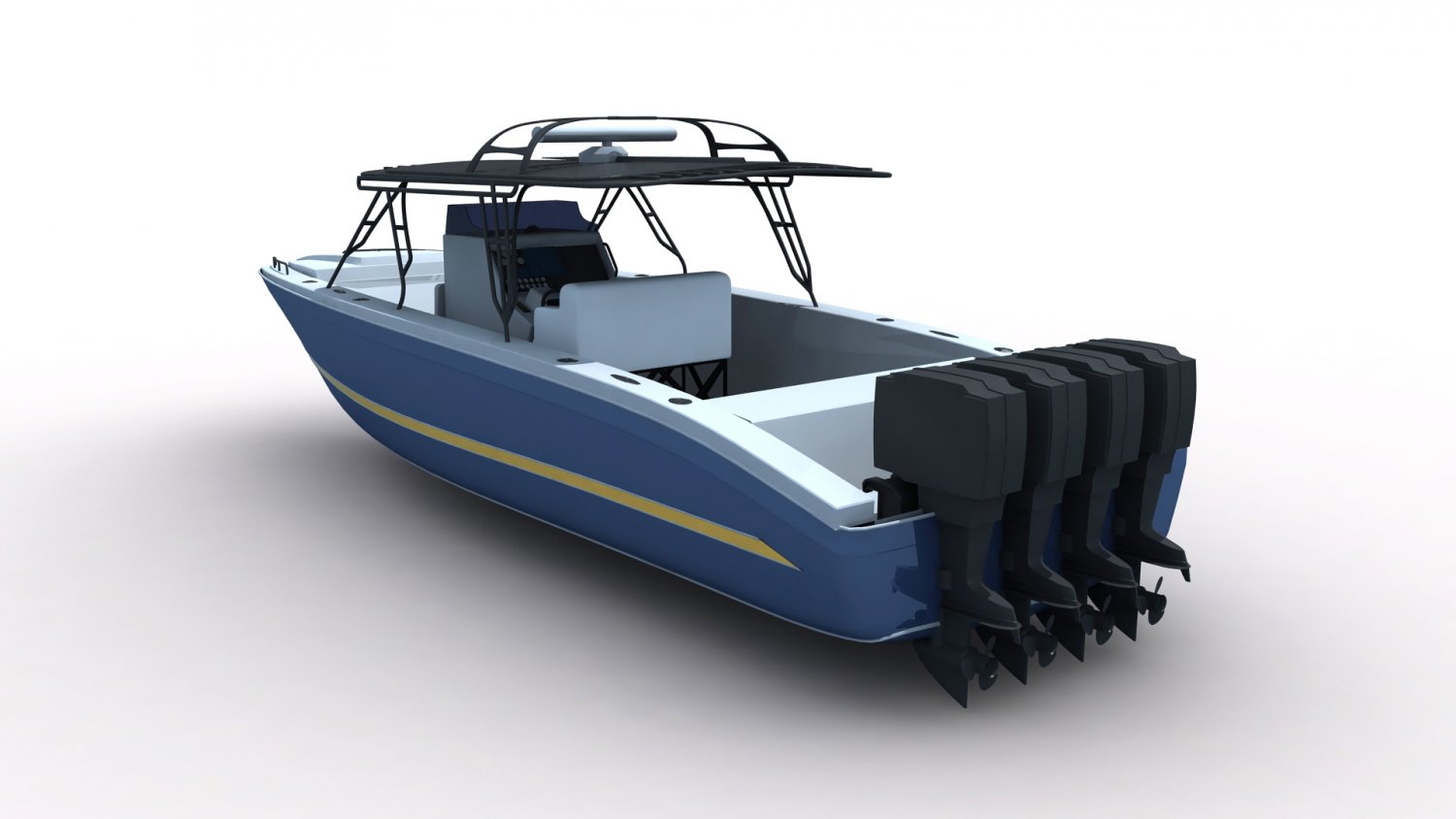 midnight express powerboat 3D Models in Speed Boats 3DExport
