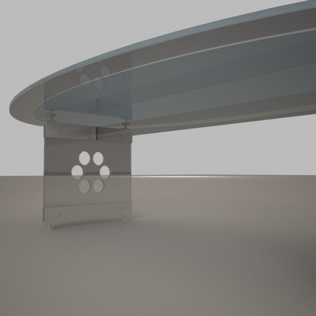 Glass table Free 3D Model in Table 3DExport