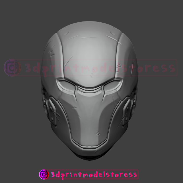 red hood helmet - red hood injustice cosplay mask 3d print model 3D ...