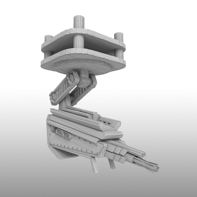turret 3D Model in Heavy Weapon 3DExport
