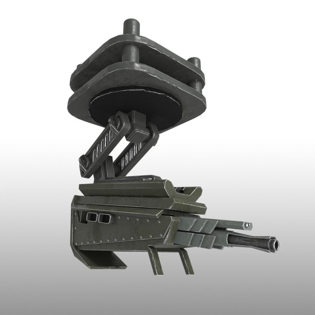 turret 3D Model in Heavy Weapon 3DExport