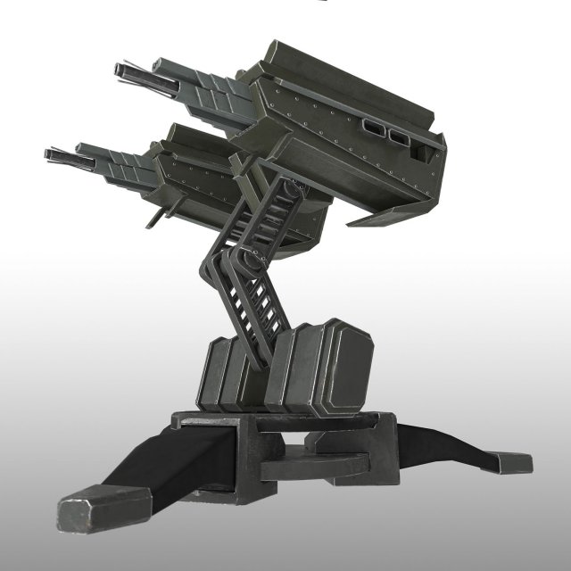 turret 3D Model in Heavy Weapon 3DExport
