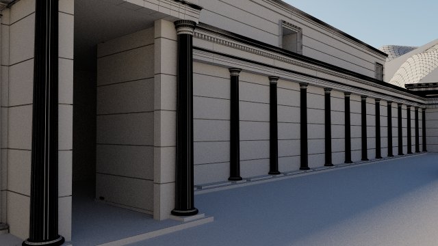 greek theatre 3D Model in Landmarks 3DExport