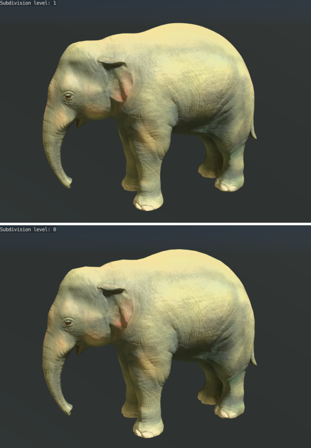 young asian elephant 3D Model in Elephant 3DExport