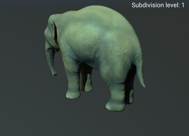 young asian elephant 3D Model in Elephant 3DExport