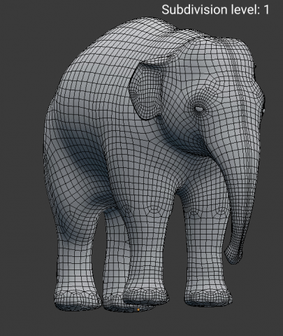 young asian elephant 3D Model in Elephant 3DExport