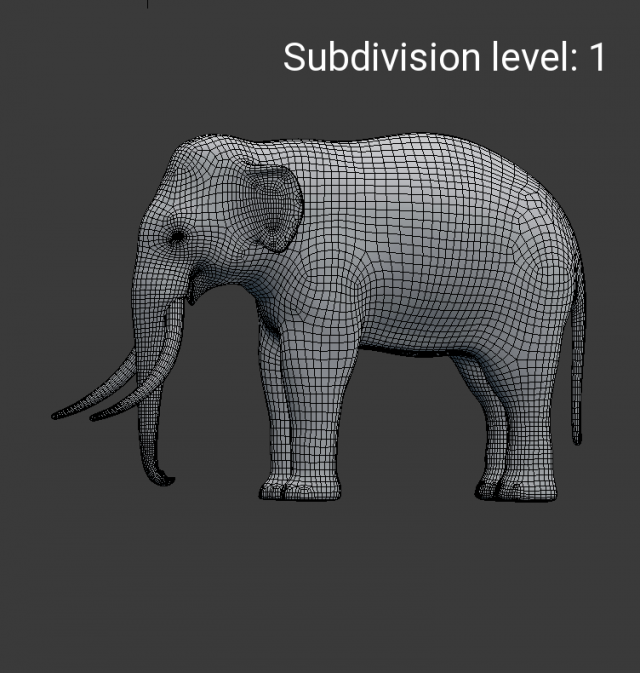 indian elephant 3D Model in Elephant 3DExport