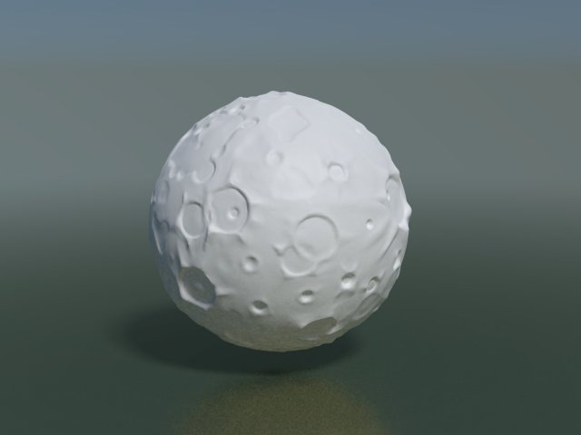 moon 3D Print Model in Other 3DExport