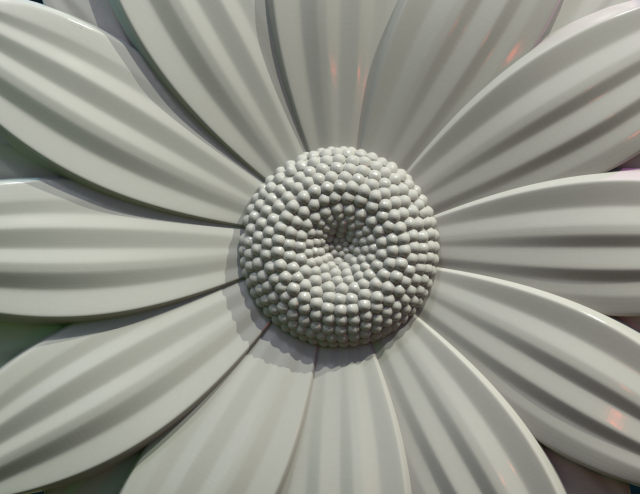 daisy 3D Print Model in Signs and Logos 3DExport