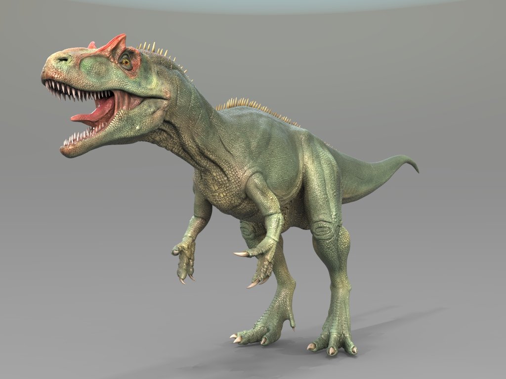 Allosaurus Zbrush model 3D Model in Dinosaur 3DExport