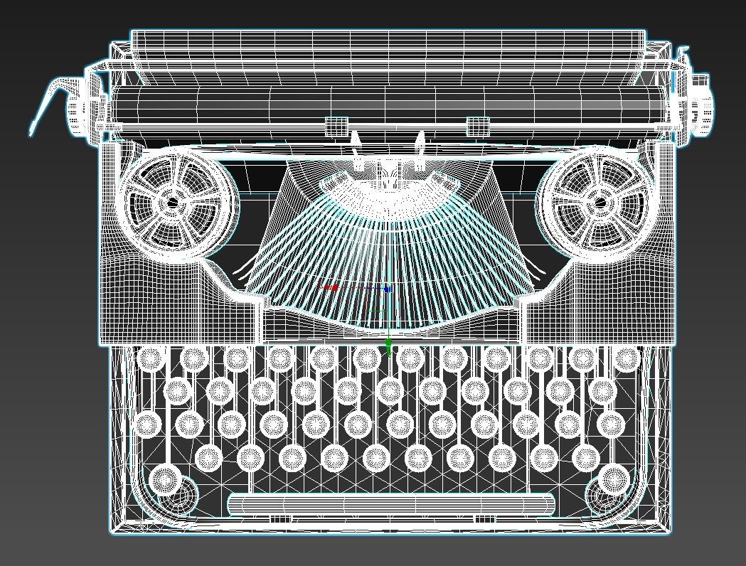 typewriter 3D Models in Other 3DExport