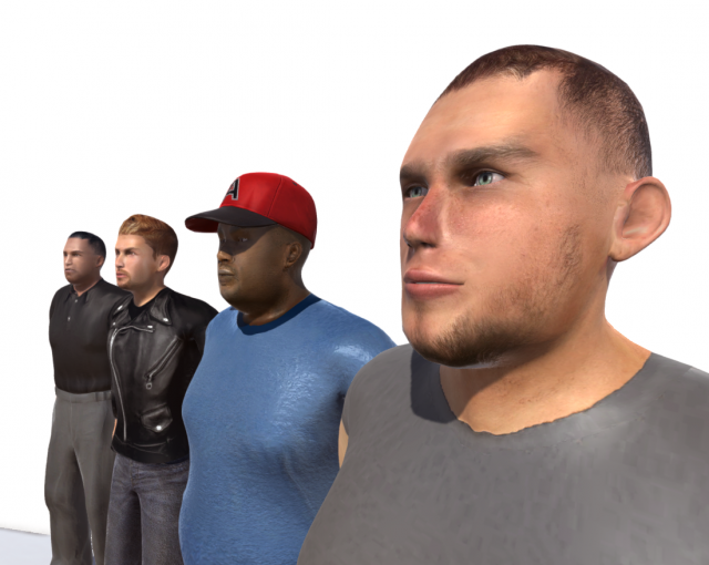 men pack 3D Model in Man 3DExport