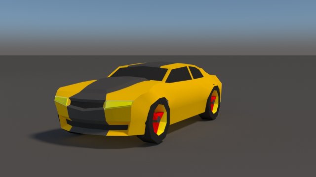 low poly car pack 01 3D Model in Racing 3DExport