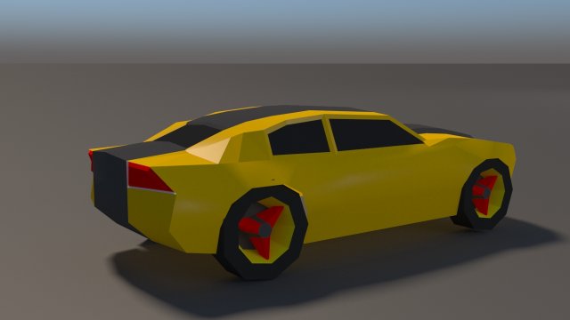 low poly car pack 01 3D Model in Racing 3DExport