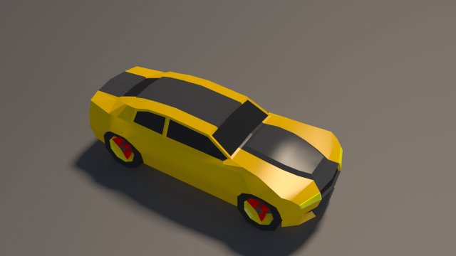 low poly car pack 01 3D Model in Racing 3DExport