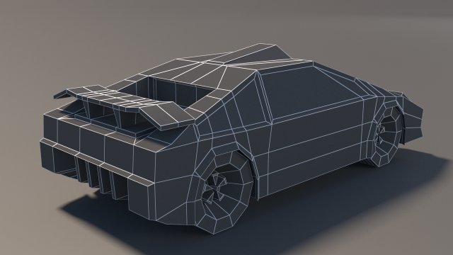 low poly car pack 01 3D Model in Racing 3DExport