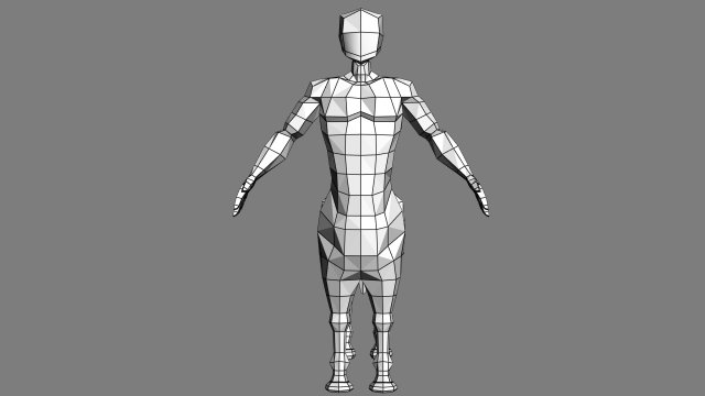 horse man 3D Model in Anatomy 3DExport