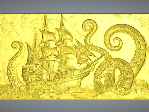 Bateau pirate CNC Modèles 3D en vedette in Signes et Logos 621993 ...