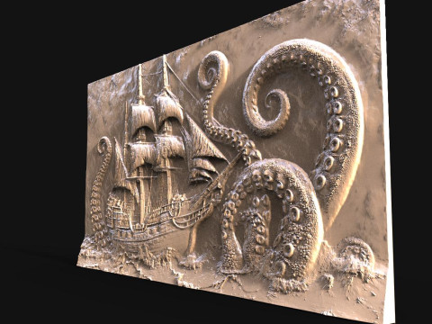 Bateau pirate CNC Modèles 3D en vedette in Signes et Logos 621993 ...