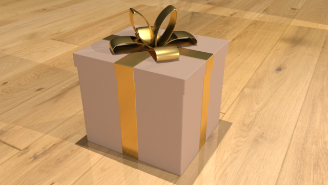 gift box 3D Model in X-mas 3DExport
