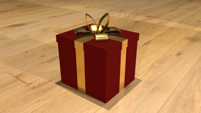 gift box 3D Model in X-mas 3DExport