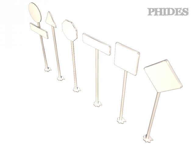 street signs 1 3D Model in Miscellaneous 3DExport