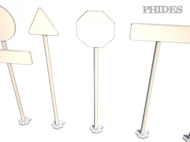 street signs 1 3D Model in Miscellaneous 3DExport