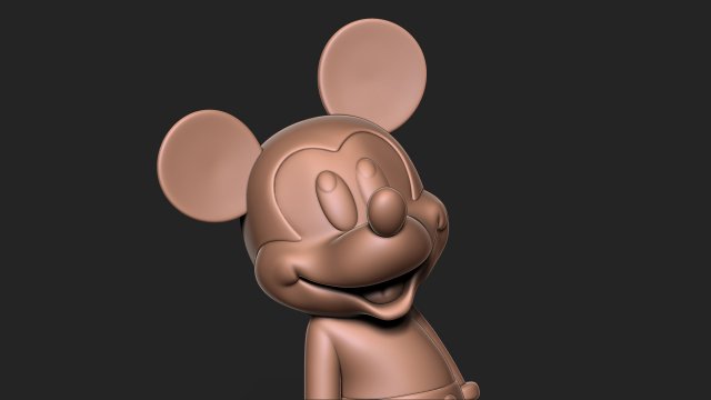 Mickey mouse 3D Print Model in Figurines 3DExport