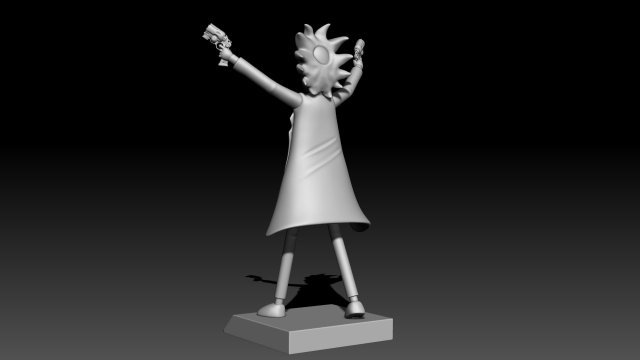 Rick Sanchez - Rick and Morty 3D Print Model in Figurines 3DExport