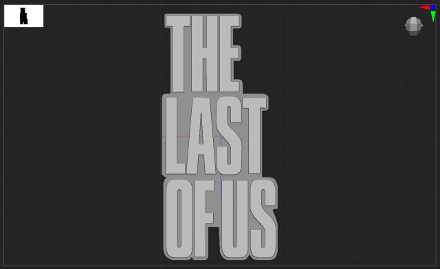 THE LAST OF US LOGO 3D Print Model in Signs and Logos 3DExport