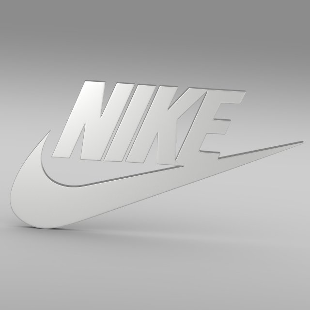 nike logo 3D Model in Other 3DExport