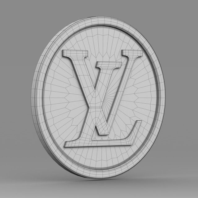 louis vuitton logo 3D Model in Other 3DExport