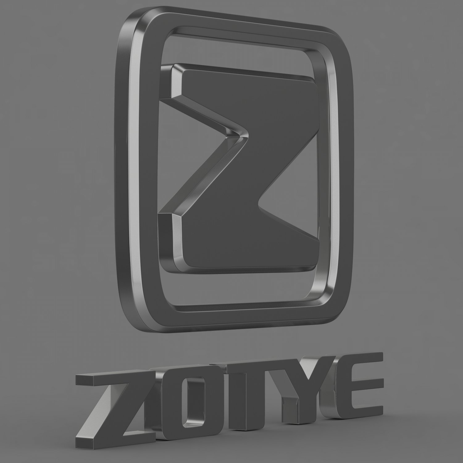 Zotye logo 3D Model in Parts of auto 3DExport